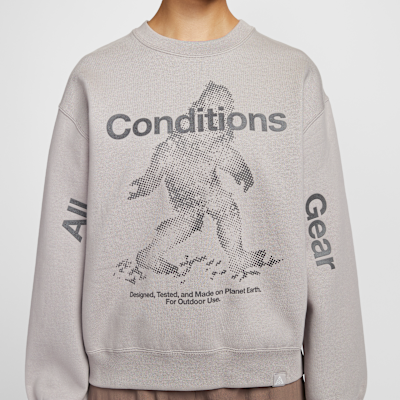 Nike ACG "Tuff Fleece" Therma-FIT 女子拒水加绒圆领运动衫-NIKE 中文官方网站