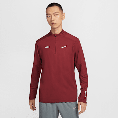 Nike Element 耐克灵蛇迎新系列 Uzi 同款 Dri-FIT 男子防晒速干 1/4 拉链开襟跑步上衣-NIKE 中文官方网站