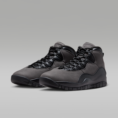 Air Jordan 10 Retro "Charred Grey and Black" 复刻男子运动鞋-NIKE 中文官方网站